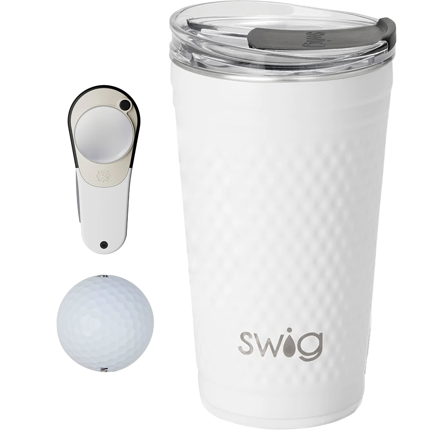 24 oz SWIG® Golf Cup SS Tumbler, Srixon® Golf Balls & Pitchfix® Icon ...