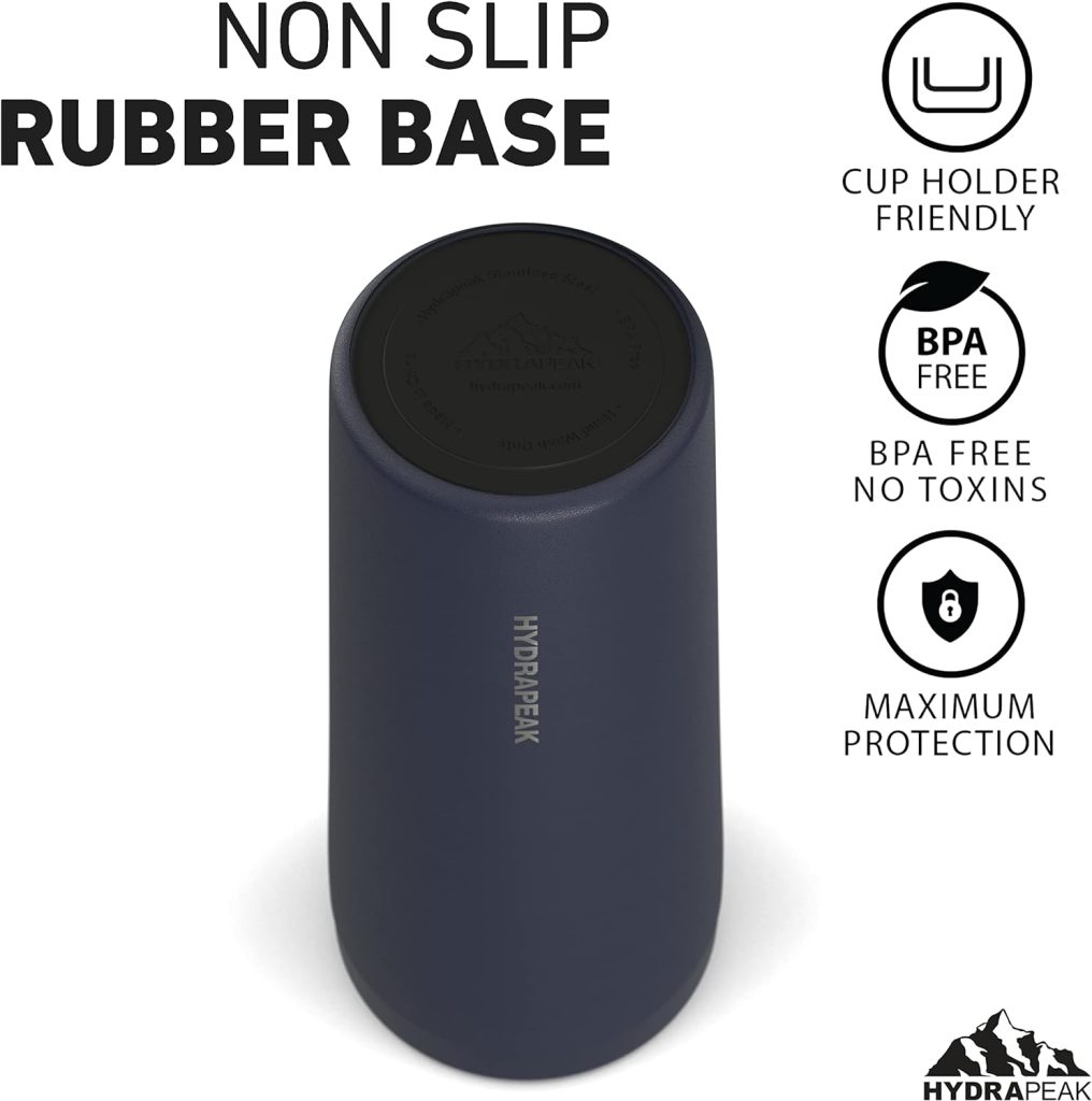 Custom HYDRAPEAK 25oz Traveler Tumbler with Handle and Straw Lid with ...